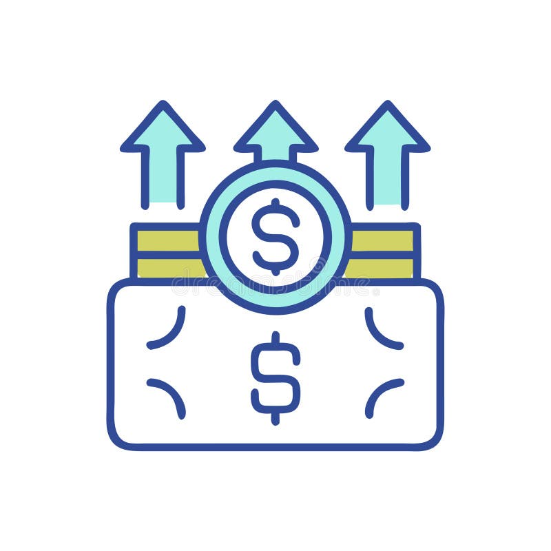 Operating Income Visual Icon Stock Vector - Illustration of opportunity ...