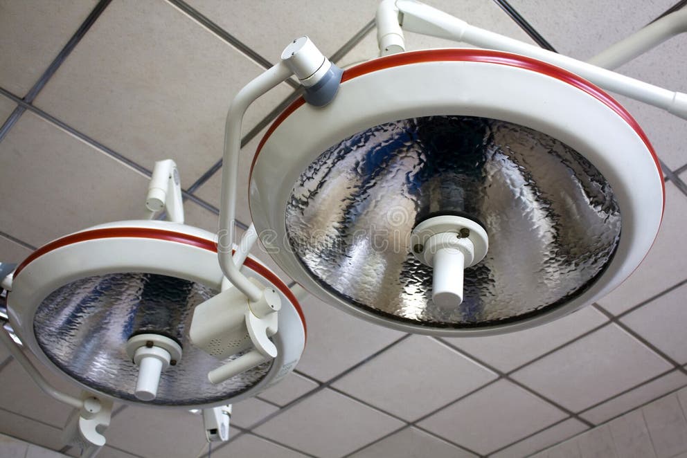 Operating lamps stock image. Image of doctor, clean, operation - 13733063