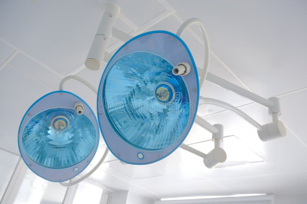 Operating lamps stock image. Image of illuminated, clinical - 18171199