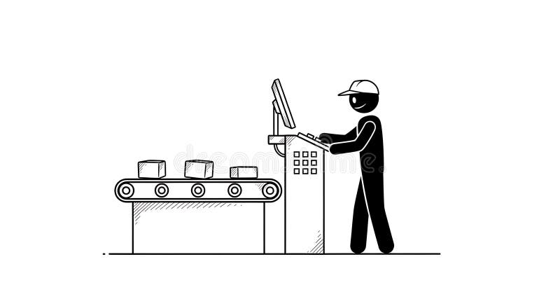 Pressing Stick Figure Stock Photos - Free & Royalty-Free Stock Photos ...