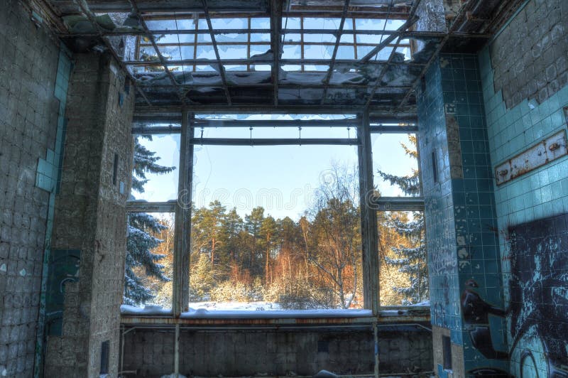 Operating Room in an Abandoned Hospital Stock Image - Image of grunge ...