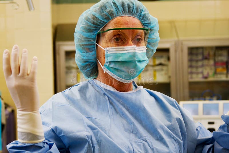 Operating Room Nurse stock image. Image of looking, suite - 35740361