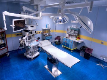 Operating Room View from Above Stock Image - Image of recovery, clinic ...