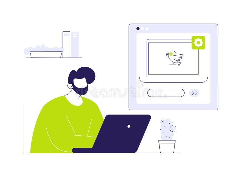 Operating System Abstract Concept Vector Illustration. Stock Vector ...