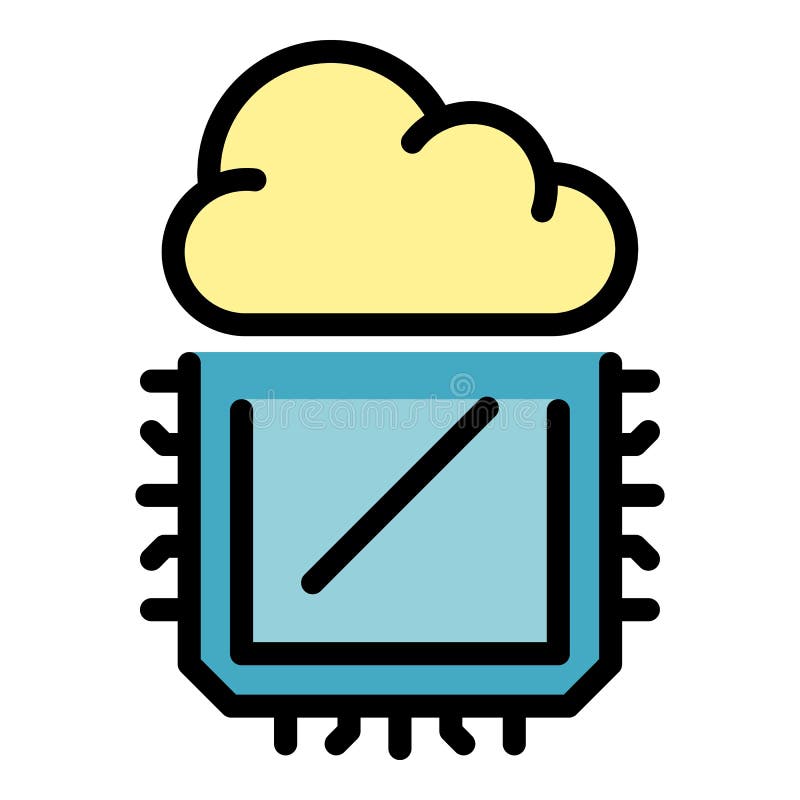 Operating System Cloud Processor Icon Color Outline Vector Stock Vector ... Operating System Cloud Processor Icon Color Outline Vector Stock Vector ...