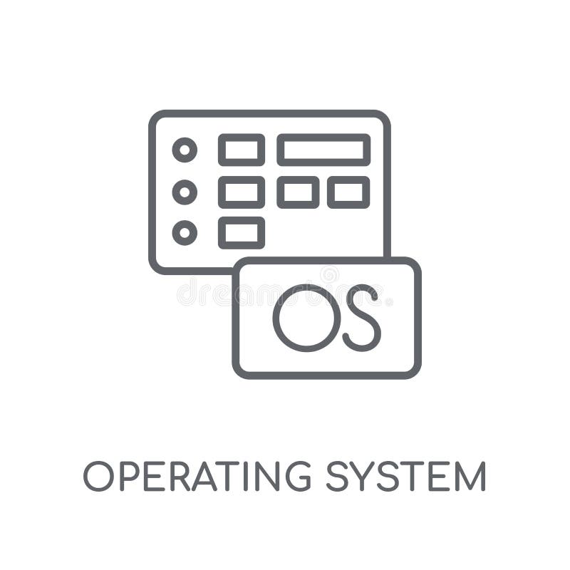 Modern Outline Operating System Stock Illustrations – 506 Modern ...