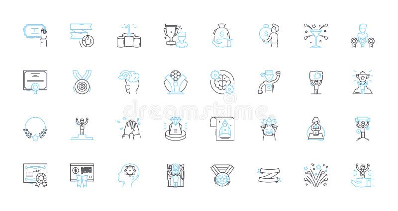 Operating System Linear Icons Set Windows Linux Macintosh Unix Android Ios Ubuntu Line