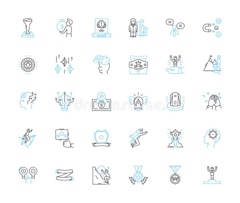 Operating System Linear Icons Set. Windows, Linux, Macintosh, Unix ...