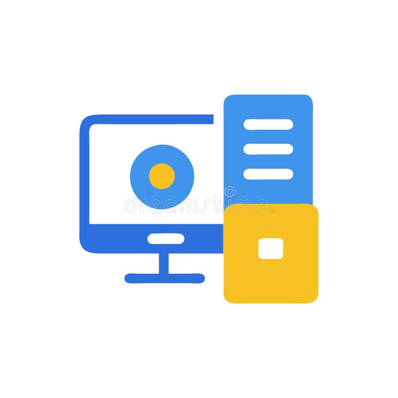 Operating System Technology Icon Stock Photo - Illustration of social ...