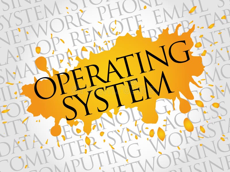 Operating System stock illustration. Illustration of cloud - 200551305