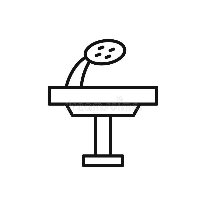 Operating Table Icon Symbol on White Background Stock Vector ...