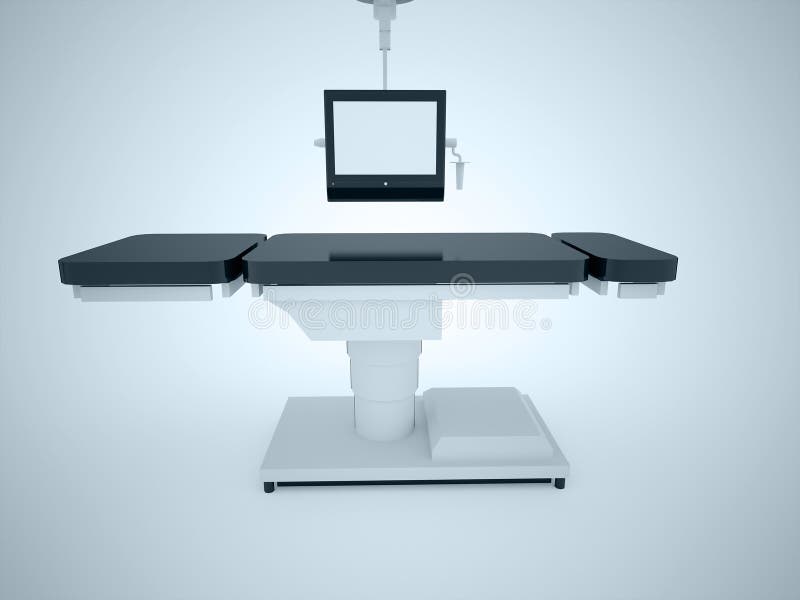 Operating table stock illustration. Illustration of cartoon - 33236935