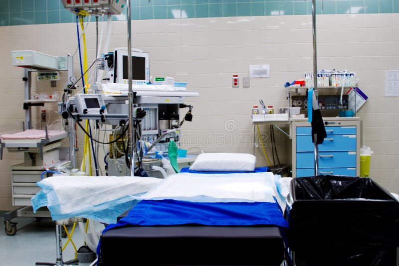 Operating theatre, Operating theatre in hospital ready for