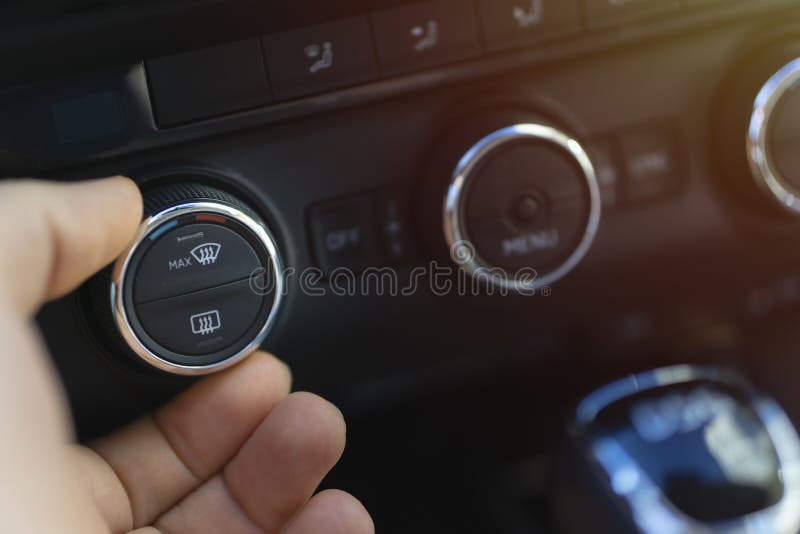 Vehicle Air Conditioning Cooling and Heating System Controls Stock ...