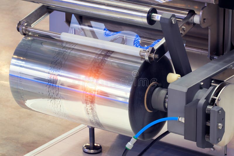 The Operation of Automatic Plastic Bag Production Machine with Lighting ...