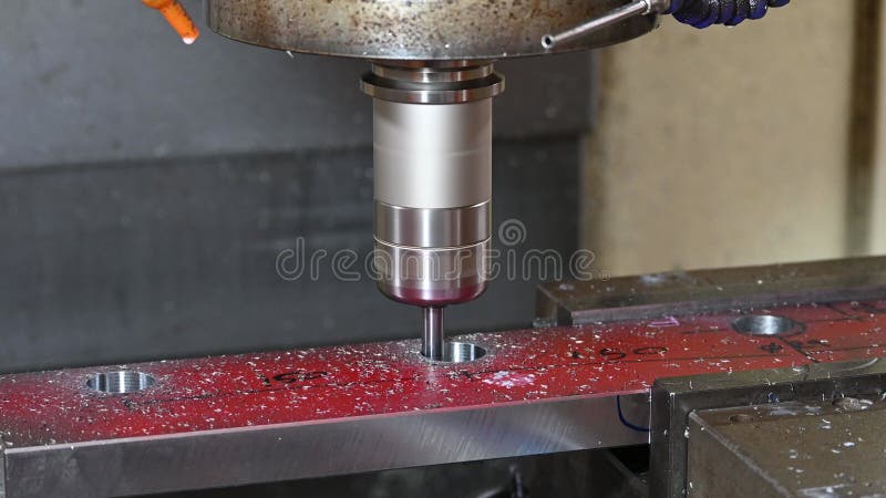 The Operation of Milling Machine by Skill Operator Slot Cutting the ...