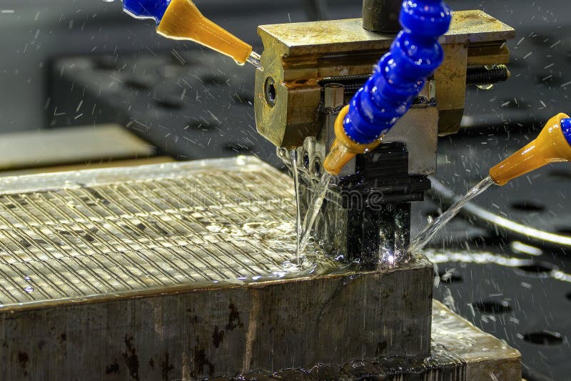 The Operation of EDM Machine Working with Graphite Electrode Stock ...