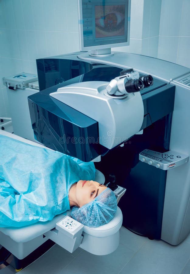 The Operation on the Eye. Cataract Surgery. Stock Photo - Image of ...