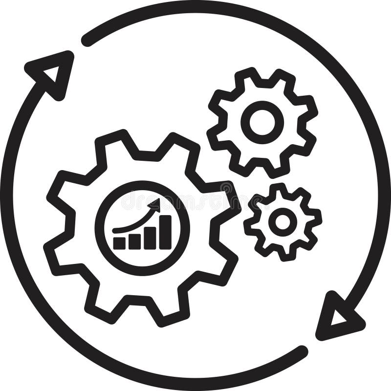 Operation icon vector stock illustration. Illustration of automation ...