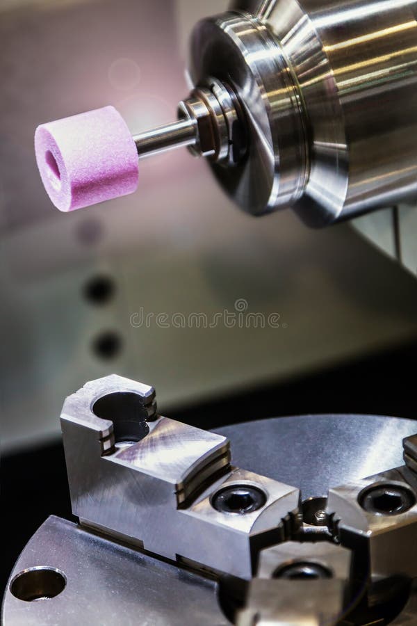 Operation of the Machine for Processing Metal Stock Image - Image of ...