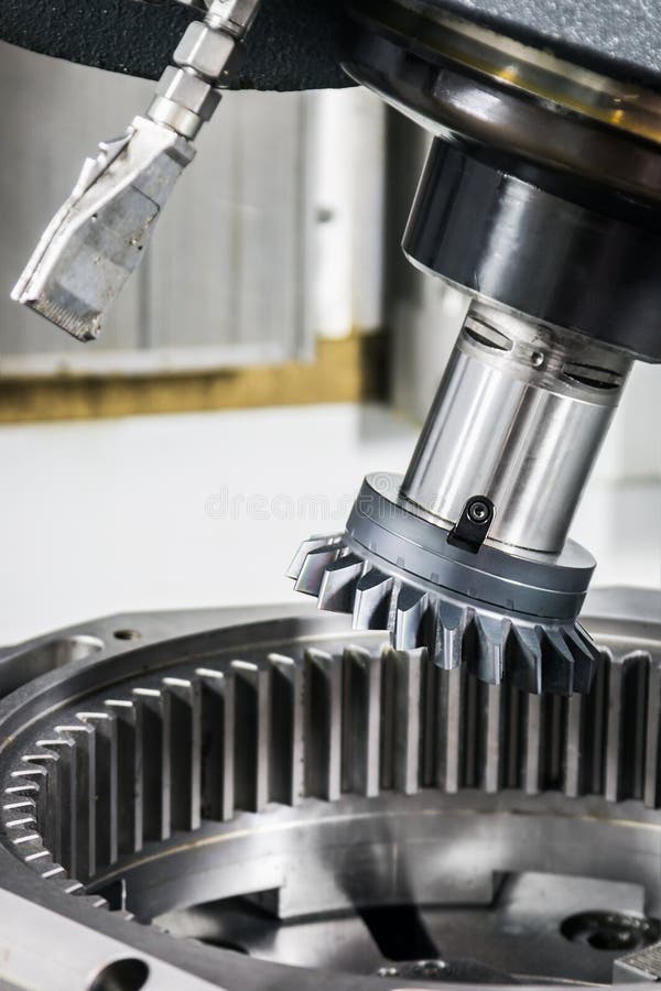 Operation of the Machine for Processing Metal Stock Image - Image of ...