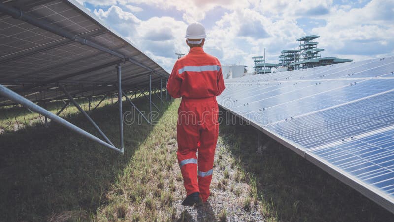 Operation and Maintenance in Solar Power Plant ; Engineering Tea Stock ...