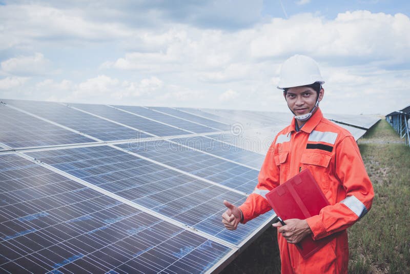 Operation and Maintenance in Solar Power Plant ; Engineering Tea Stock ...