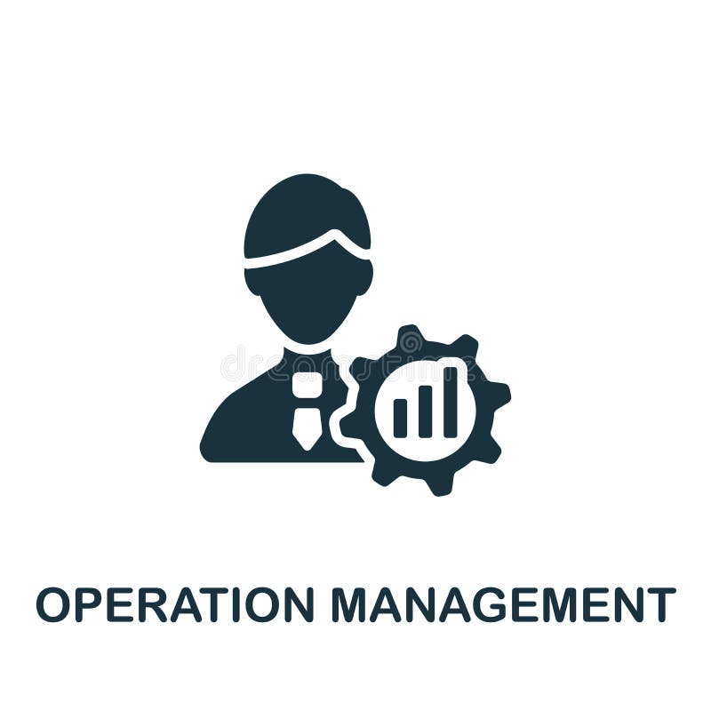 Operation Management Icon. Simple Element from Company Management ...