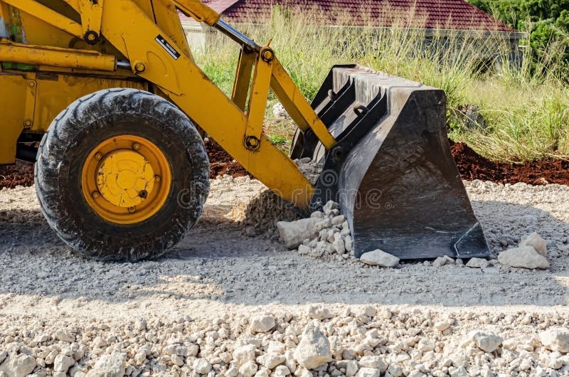 Side of Loader Bucket stock photo. Image of closeups - 231716788