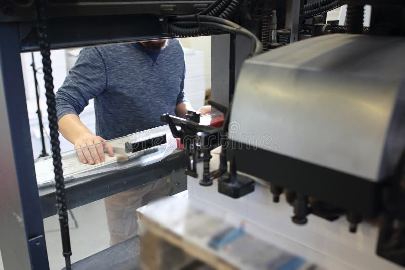 Operation of the Printing Machine. the Printer Supports the Control ...