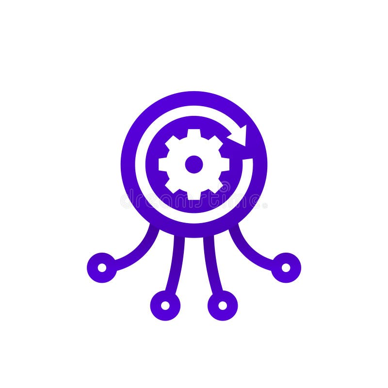 Operation, Process Icon for Apps and Web Stock Vector - Illustration of ...