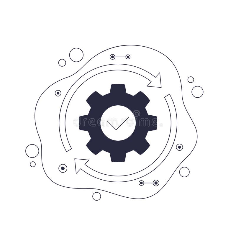 Operational Efficiency Minimal Illustration Stock Illustrations – 6 ...