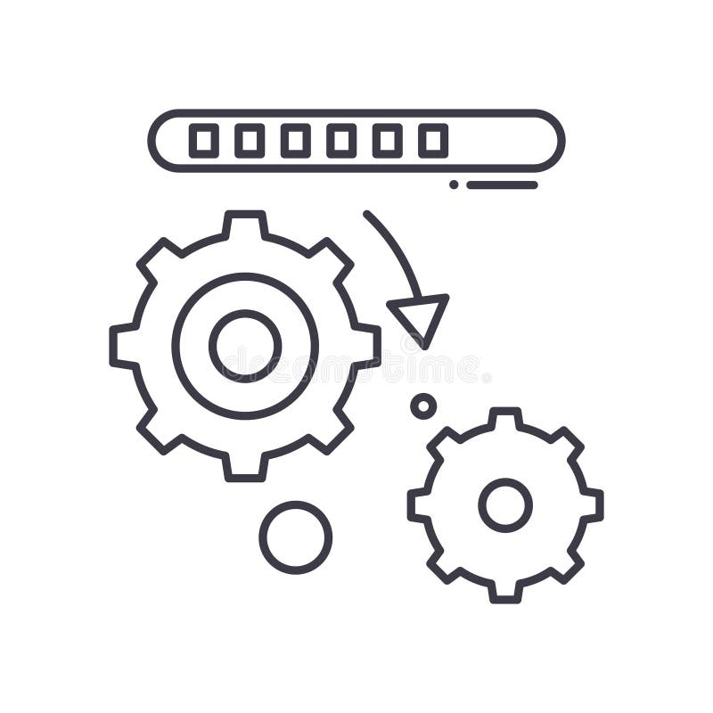 Financial Operation Icons, Signs, Outline Symbols, Concept Linear ...