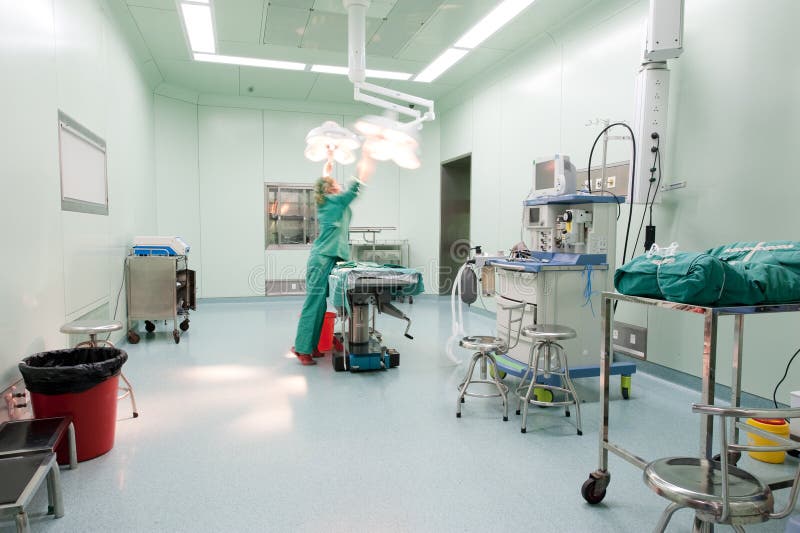 The Operation Room Transfer Gesture Stock Image - Image of equipment ...