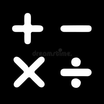 Mathematical Operation Signs Stock Illustrations – 106 Mathematical ...