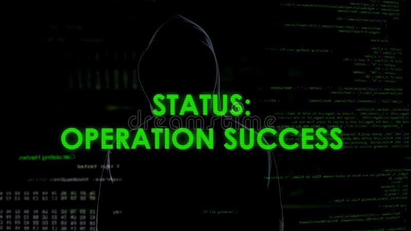 Access Granted On Screen, Computer Criminal Hacking Website, Successful ...