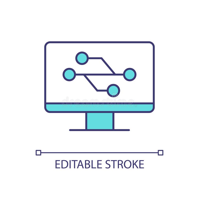Operation System Update RGB Color Icon Stock Vector - Illustration of ...