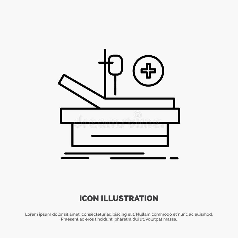 Operation, Theater, Medical, Hospital Line Icon Vector Stock Vector ...