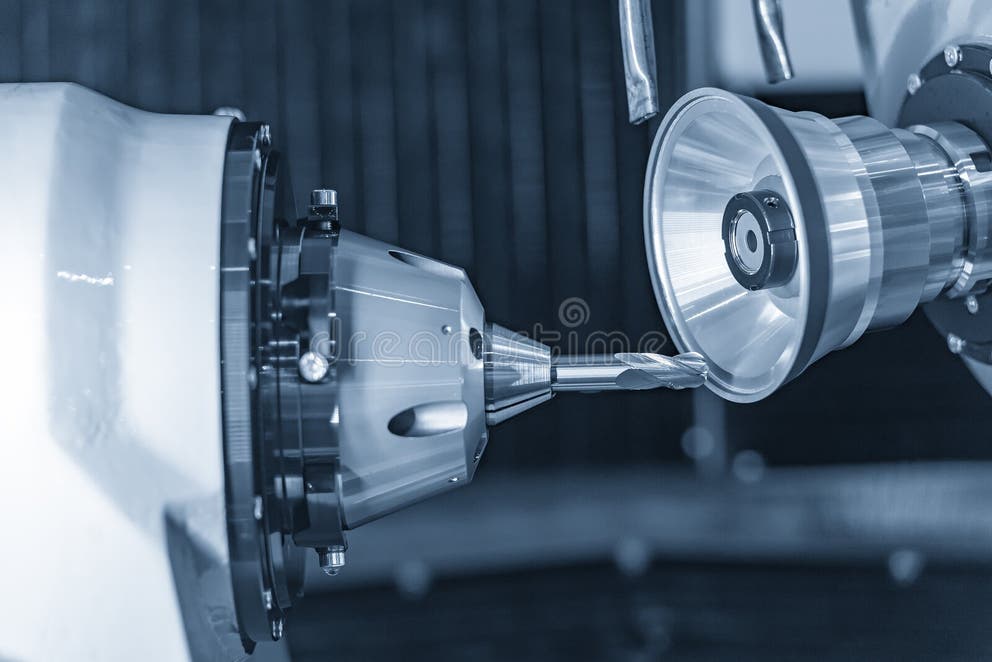 The Operation of Tool Making Machine . Stock Image - Image of disk ...