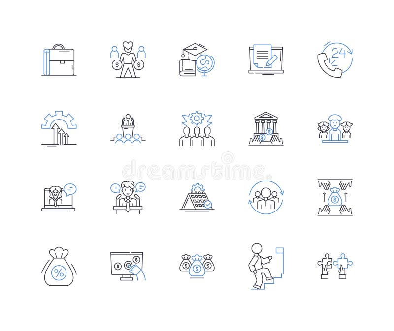 Efficiency And Effectiveness Icons