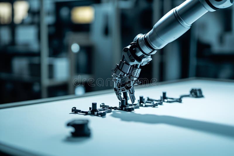 Operational Efficiency AI Robotic Assembly with Precision Manufacturing ...