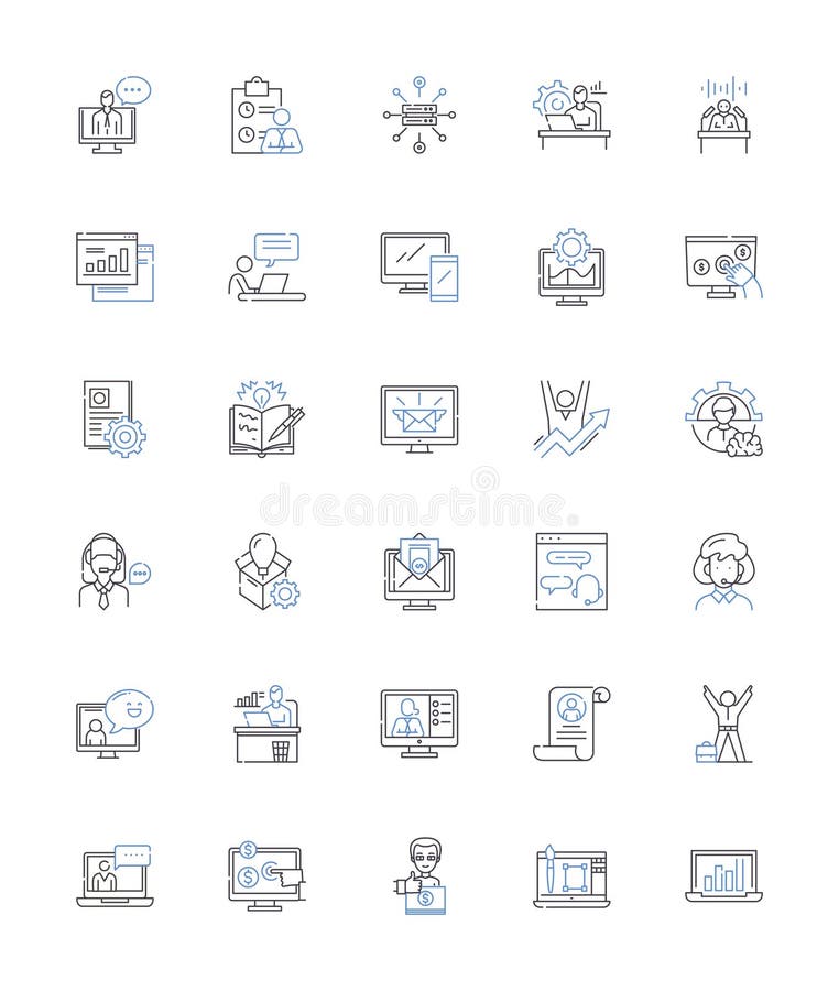 Operational Enterprise Line Icons Collection. Efficiency, Effectiveness ... Operational Enterprise Line Icons Collection. Efficiency, Effectiveness ...