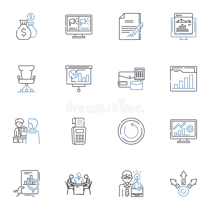Operational Excellence Line Icons Collection. Efficiency, Productivity ... Operational Excellence Line Icons Collection. Efficiency, Productivity ...