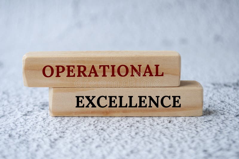 Operational Excellence Text on Wooden Blocks. Operational Excellence ...