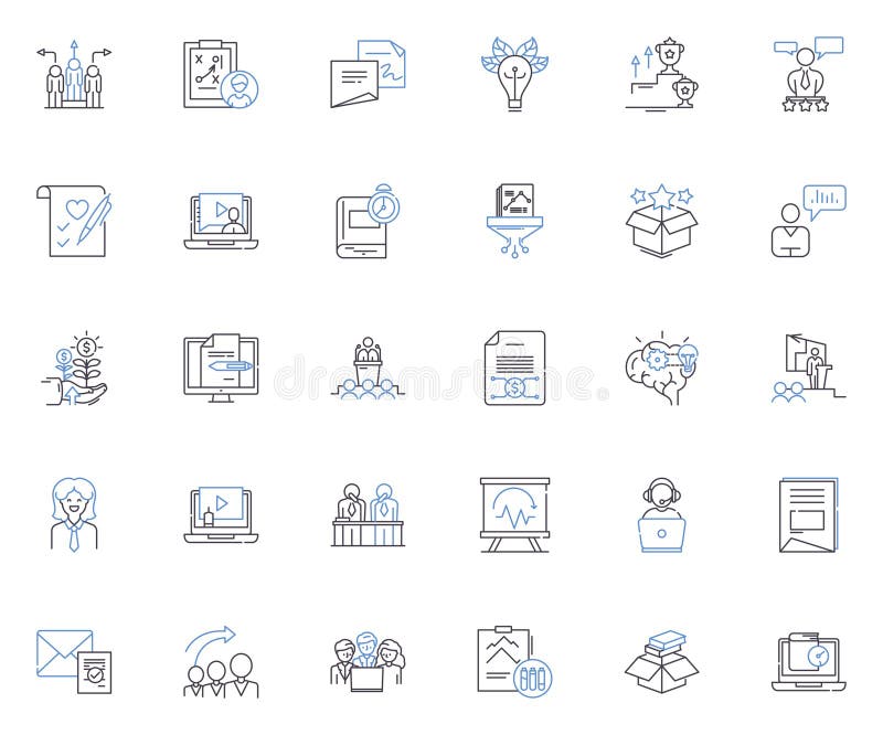 Operational Flow Line Icons Collection. Efficiency, Workflow ... Operational Flow Line Icons Collection. Efficiency, Workflow ...