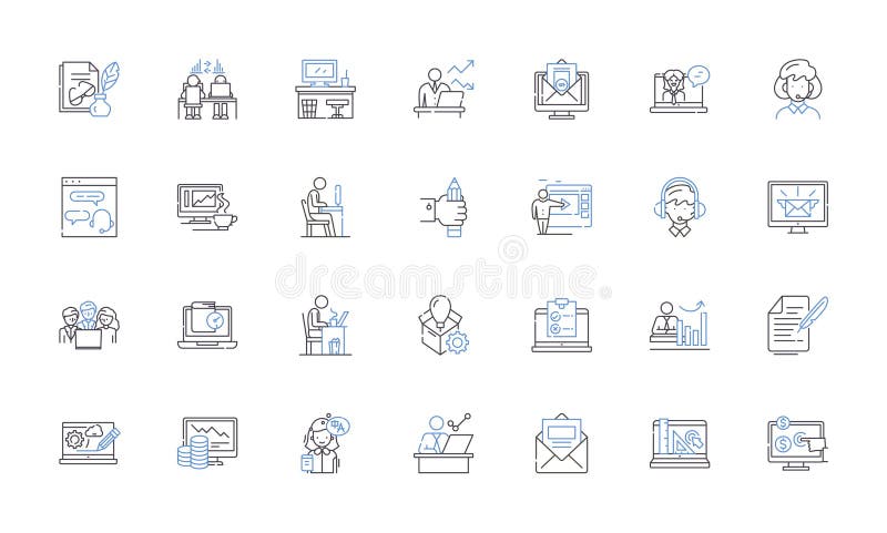 Operational Flow Line Icons Collection. Workflow, Process, Efficiency ... Operational Flow Line Icons Collection. Workflow, Process, Efficiency ...
