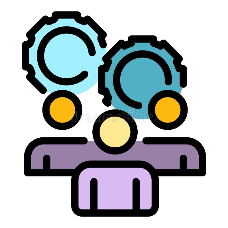 Operational Meeting Icon Color Outline Vector Stock Vector ... Operational Meeting Icon Color Outline Vector Stock Vector ...
