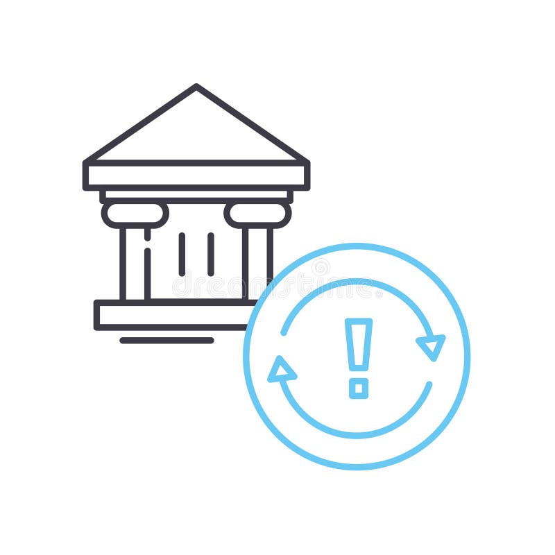 Operational Risk Line Icon, Outline Symbol, Vector Illustration ... Operational Risk Line Icon, Outline Symbol, Vector Illustration ...