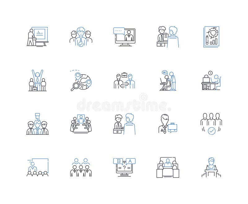 Operations Control Line Icons Collection. Efficiency, Monitoring ... Operations Control Line Icons Collection. Efficiency, Monitoring ...
