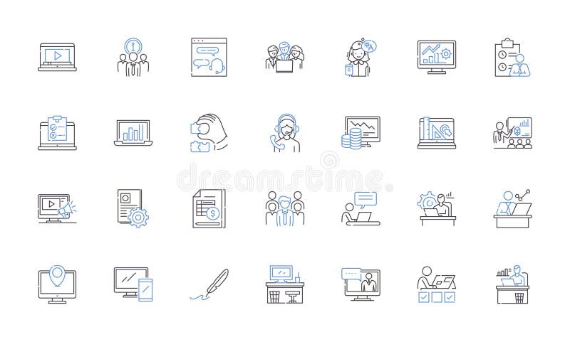 Operations and Logistics Line Icons Collection. Efficiency ... Operations and Logistics Line Icons Collection. Efficiency ...